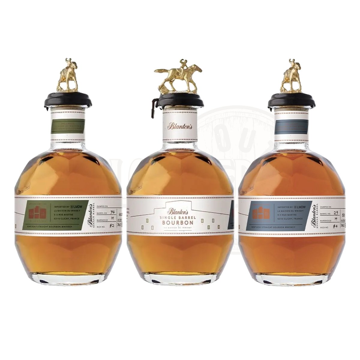 Blanton's La Maison du Whisky 2021 3 Bottle Set - Allocated Outlet