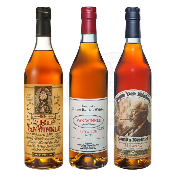 Pappy Van Winkle 10 Year Bourbon & Van Winkle Special Reserve 12 Years ...